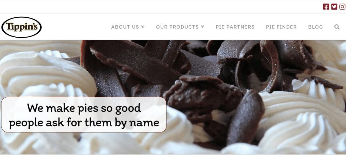 Types of Tippin's Pies: The Pie Selection