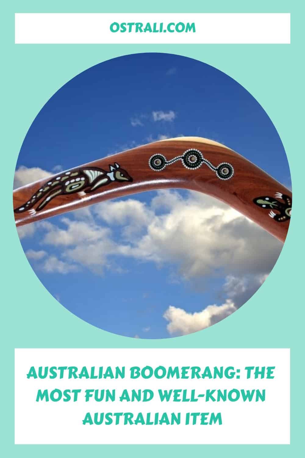Australian Boomerang: The Most Fun and Well-Known Australian Item