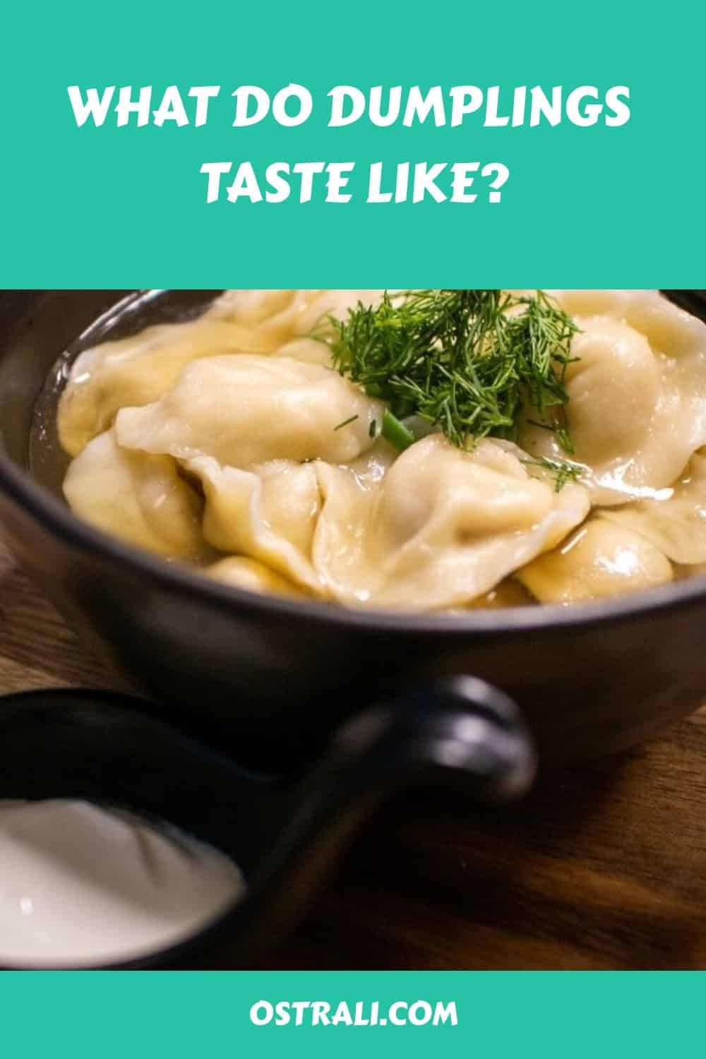 What Do Dumplings Taste Like?