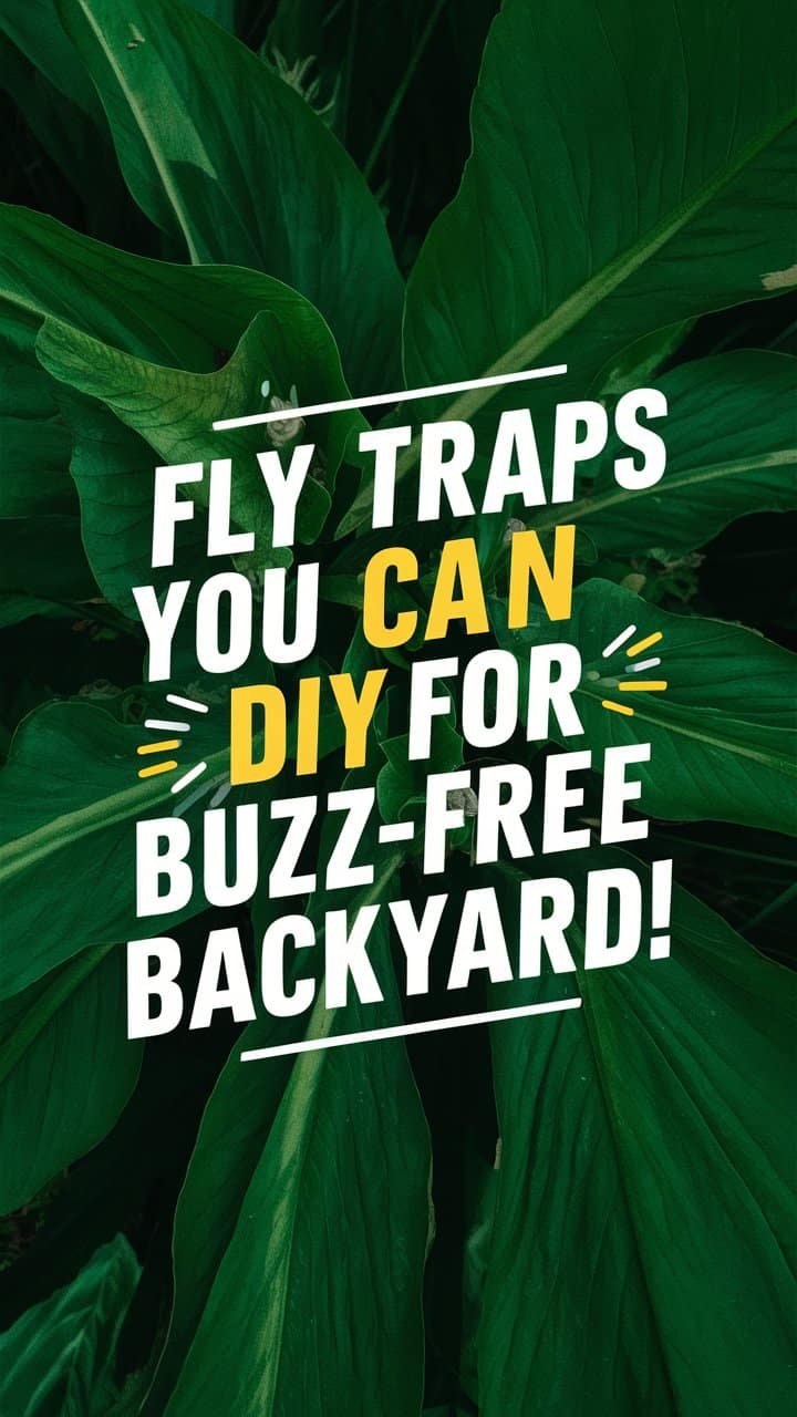 5 Fly Traps You Can DIY for a Buzz-Free Backyard!