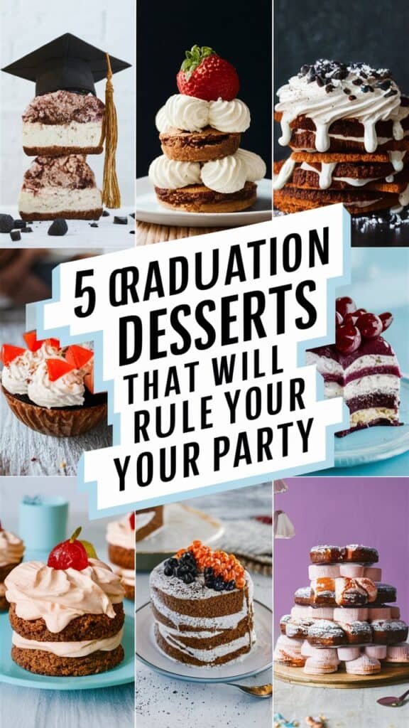 5 Graduation Desserts That Will Rule Your Party