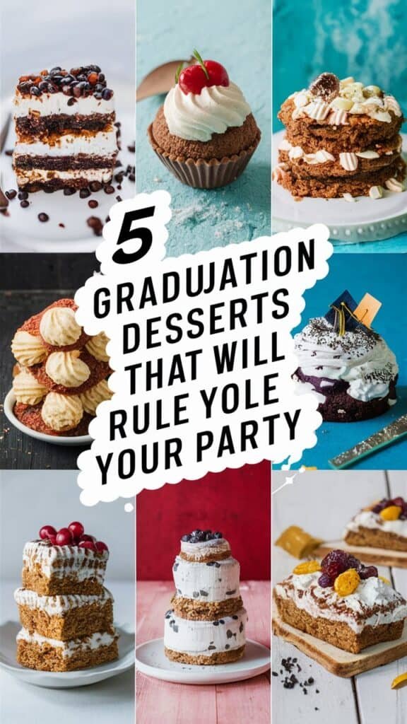 5 Graduation Desserts That Will Rule Your Party