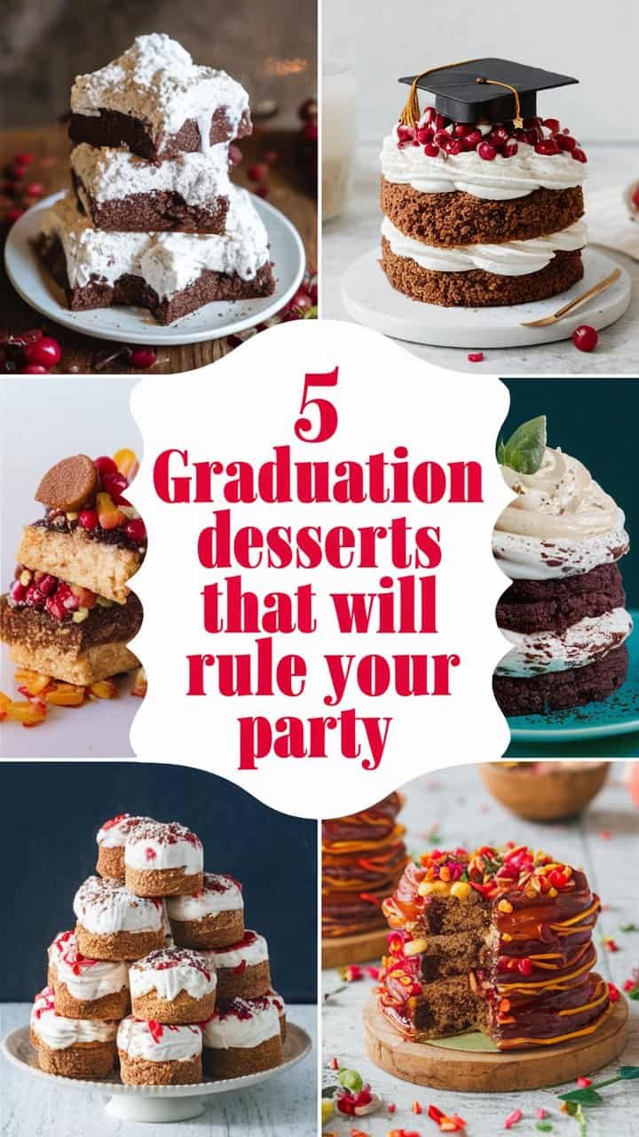 5 Graduation Desserts That Will Rule Your Party
