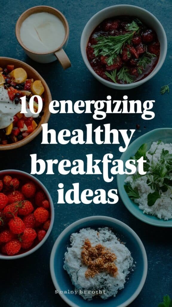 10 Energizing Healthy Breakfast Ideas to Power Up Your Mornings!