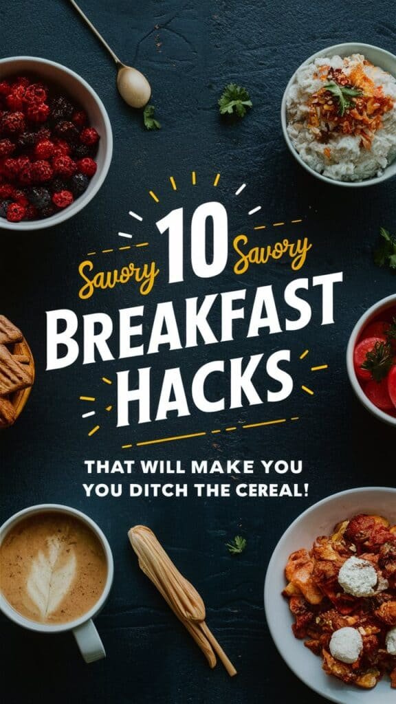 10 Savory Breakfast Hacks That Will Make You Ditch the Cereal!