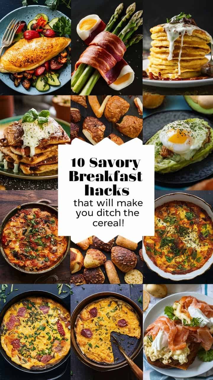 30 Savory Breakfast Hacks That Will Make You Ditch the Cereal!