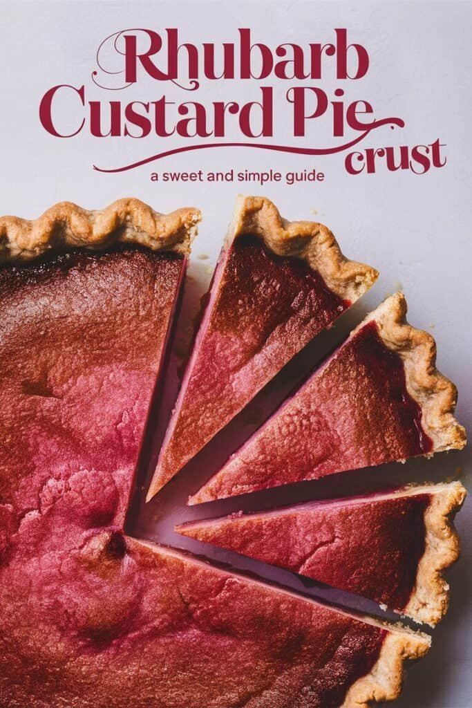 5 Secrets to the Perfect Rhubarb Custard Pie Crust: A Sweet and Simple ...
