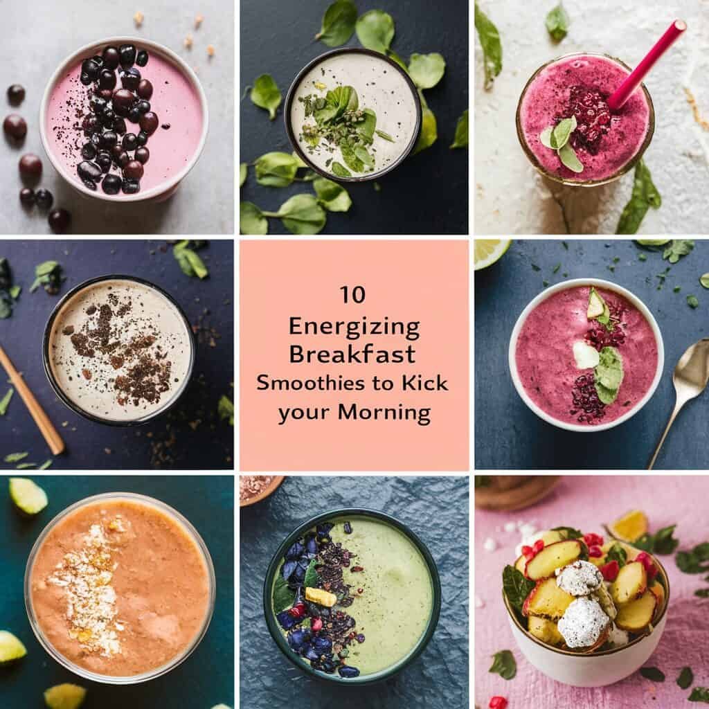 10 Energizing Breakfast Smoothies to Kickstart Your Morning!