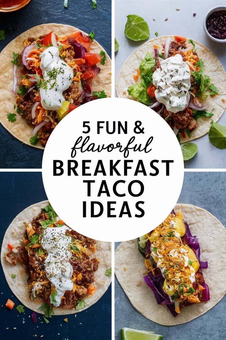 5 Fun & Flavorful Breakfast Taco Ideas to Jumpstart Your Morning!