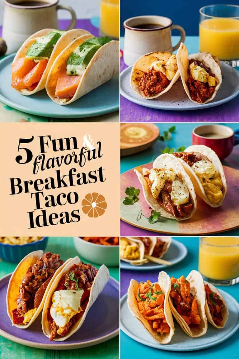 5 Fun & Flavorful Breakfast Taco Ideas to Jumpstart Your Morning!
