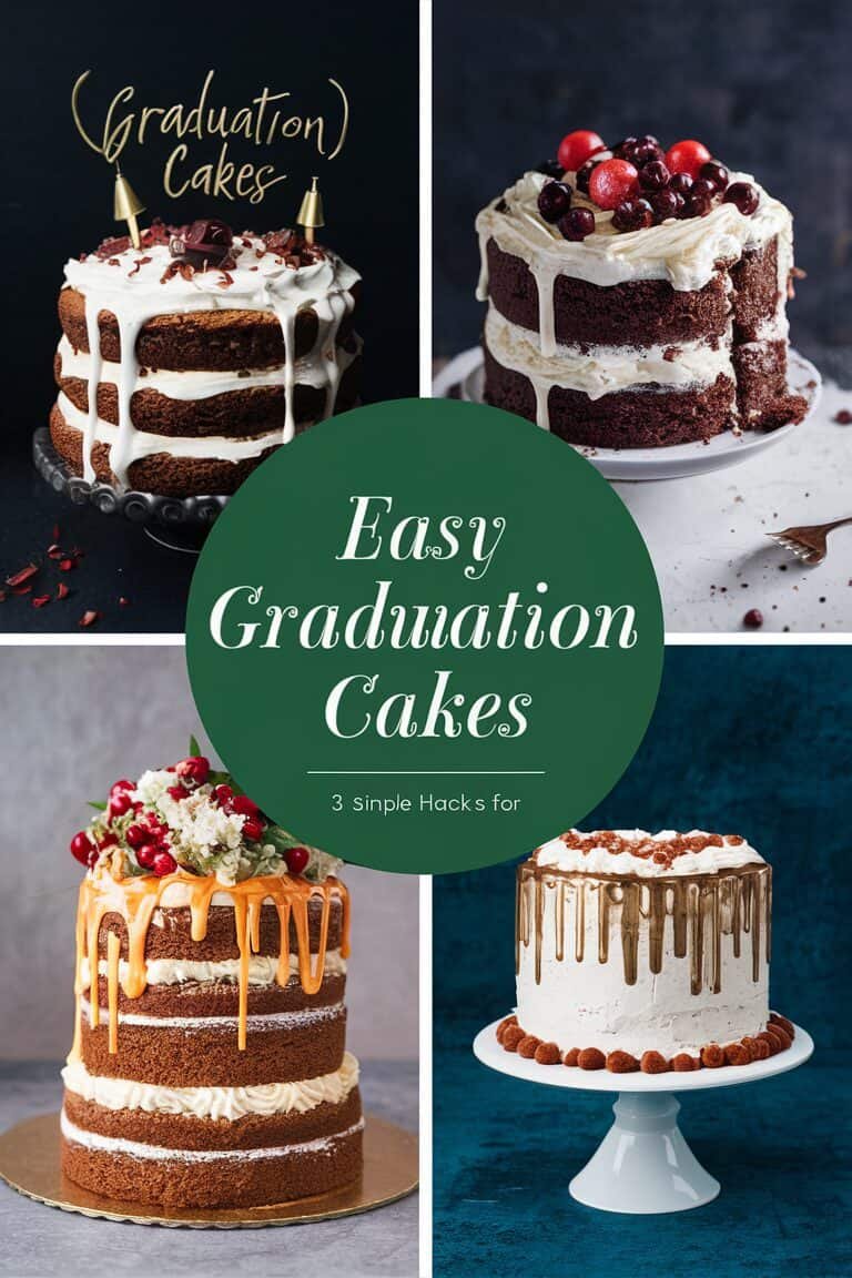 3 Simple Hacks for Easy Graduation Cakes