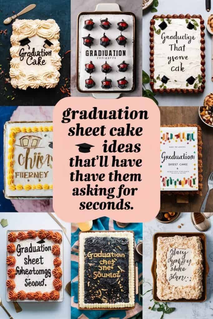 🎓 3 Graduation Sheet Cake Ideas That'll Have Them Asking for Seconds 🍰 ...