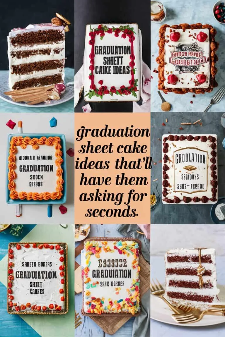 🎓 3 Graduation Sheet Cake Ideas That'll Have Them Asking for Seconds 🍰 ...