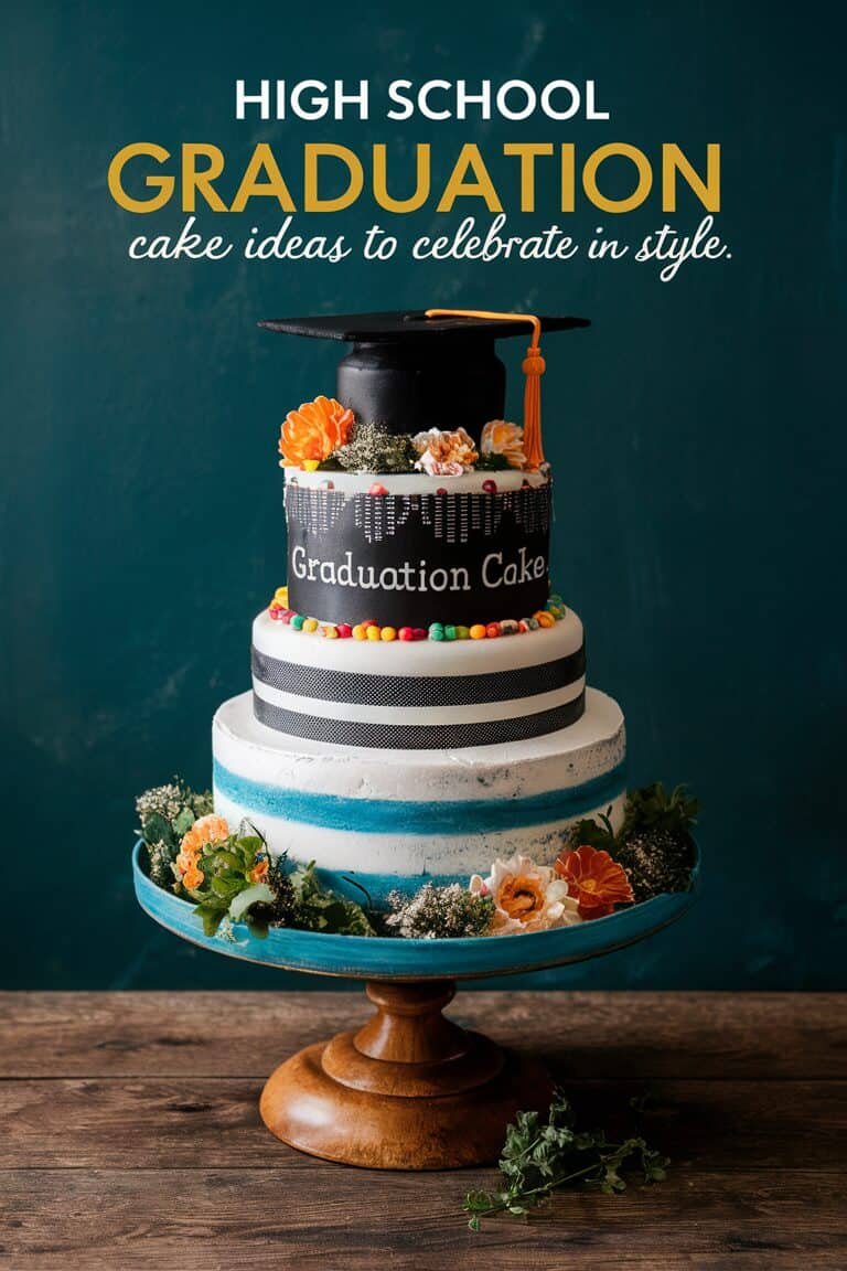 3 Dreamy High School Graduation Cake Ideas to Celebrate Your Grad in Style