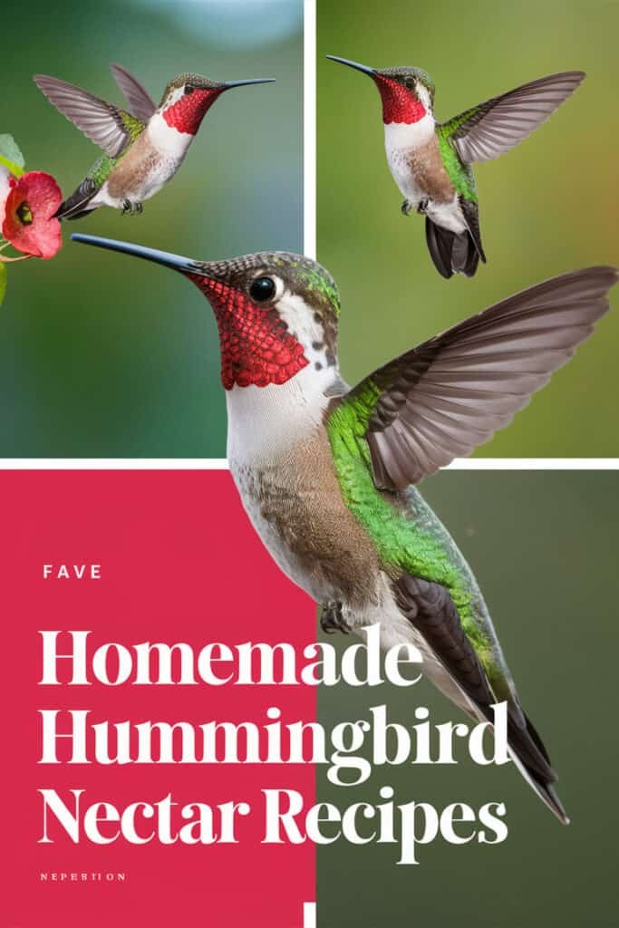 3 Easy-Peasy Recipes for Homemade Hummingbird Nectar: Your Feathered ...