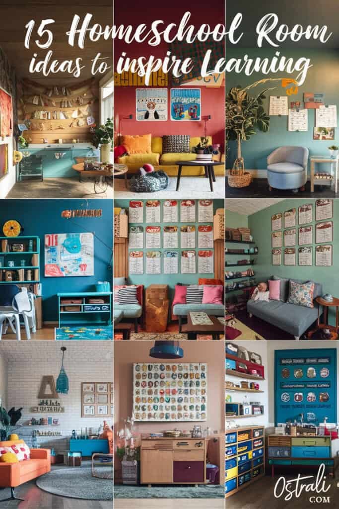 15 Homeschool Room Ideas to Inspire Learning