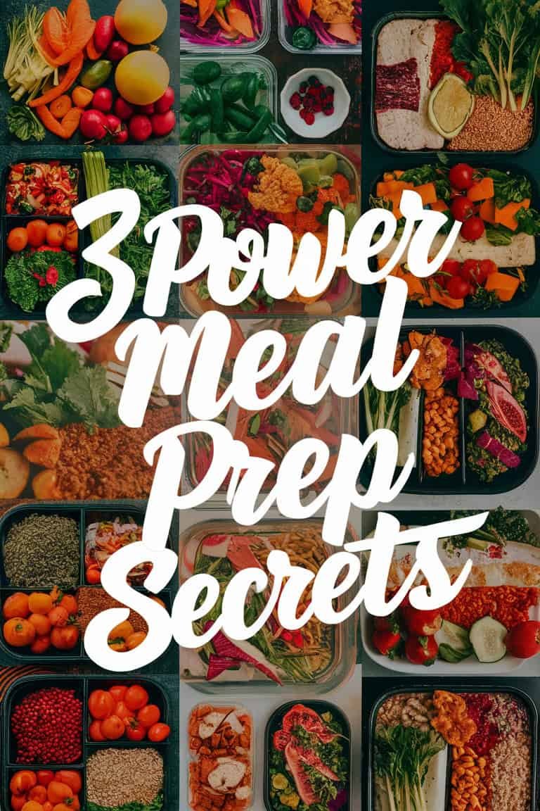 3 Meal Prep Power Secrets to Conquer Your Week Like a Queen