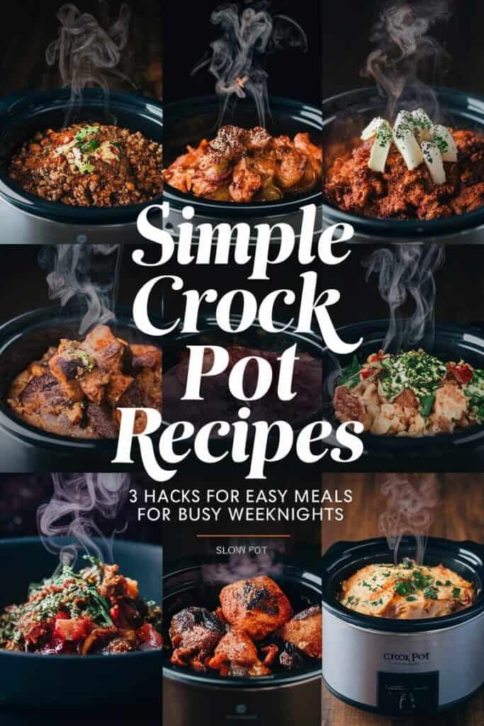 3 Hacks for Simple Crock Pot Recipes: Easy Meals for Busy Weeknights