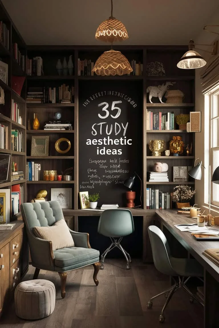 35 Cozy Study Aesthetic Ideas to Transform Your Space