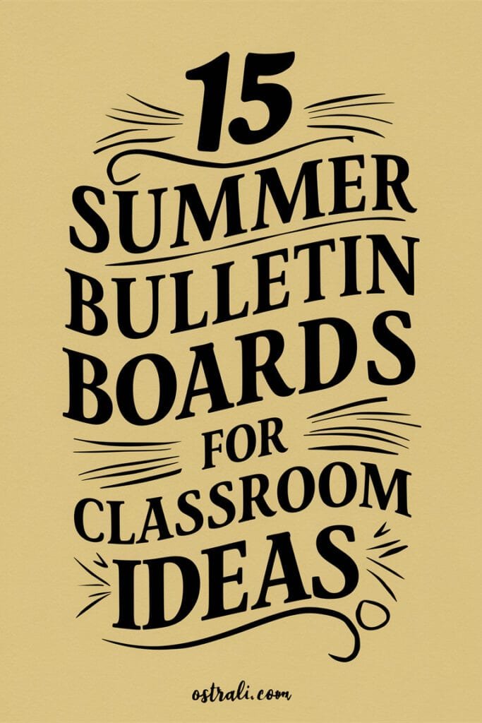 15 Vibrant Summer Bulletin Boards to Inspire Your Classroom
