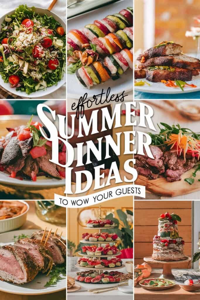 3 Effortless Summer Dinner Ideas to Wow Your Guests (and Yourself!)