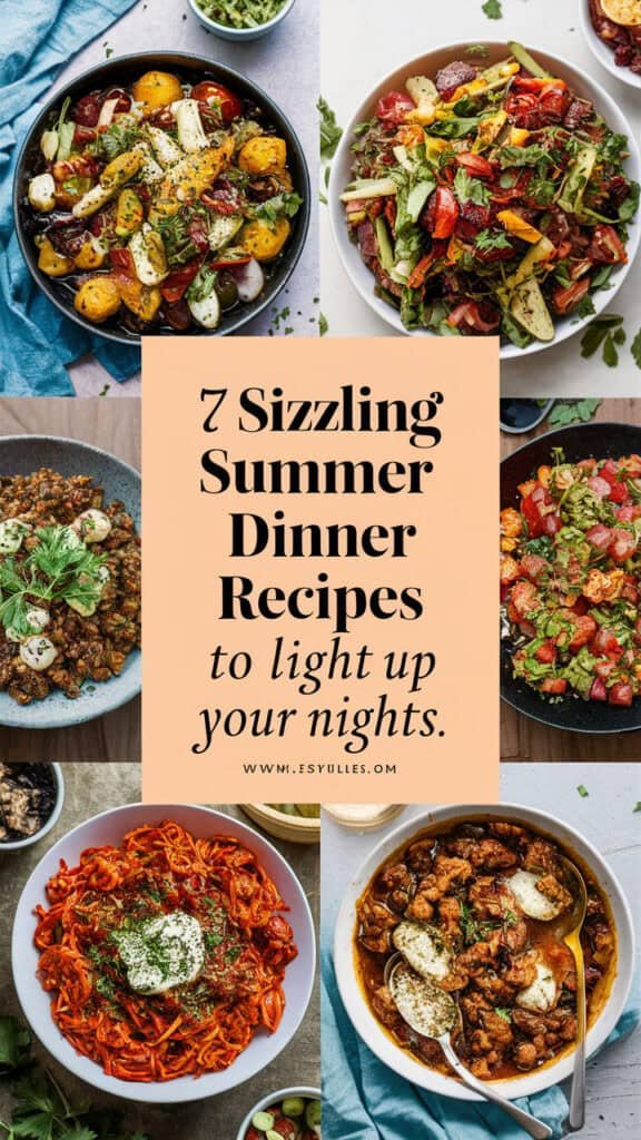 7 Sizzling Summer Dinner Recipes to Light Up Your Nights