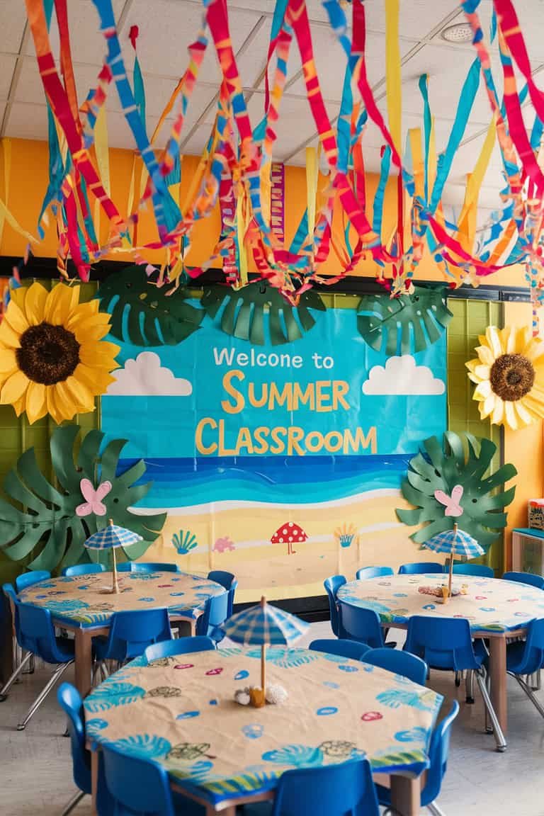 15 Charming Summer Door Decorations to Brighten Your Classroom