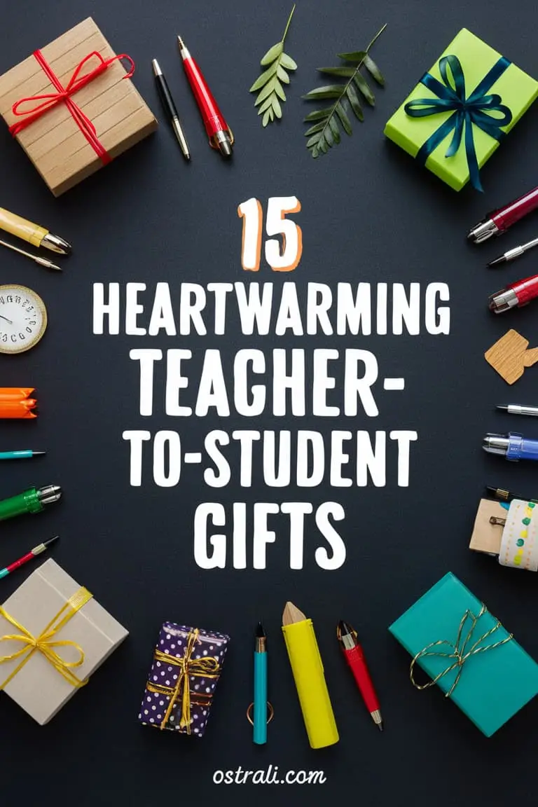 15 Heartwarming Teacher-to-Student Gifts to Create Lasting Memories