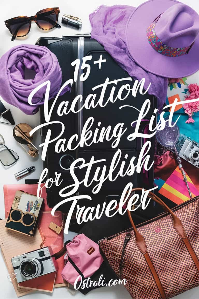15+ Essential Vacation Packing List Items Every Stylish Traveler Needs ...