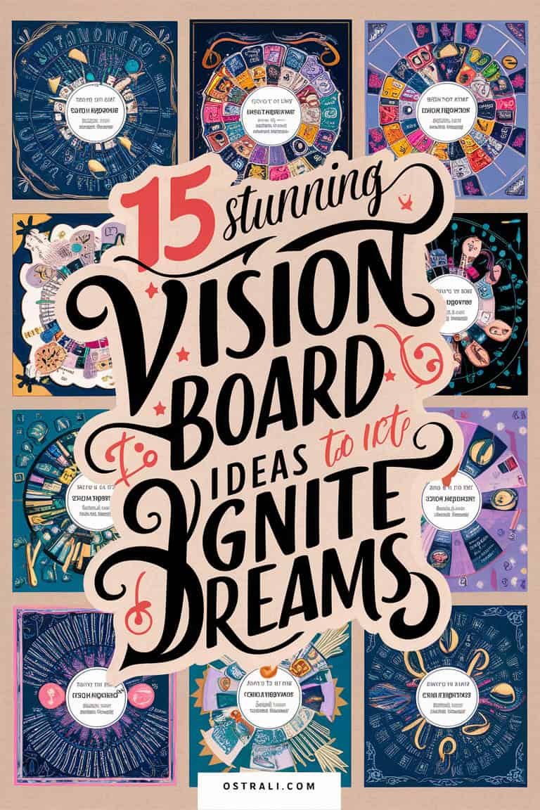 15 Stunning Vision Board Ideas to Ignite Your Dreams