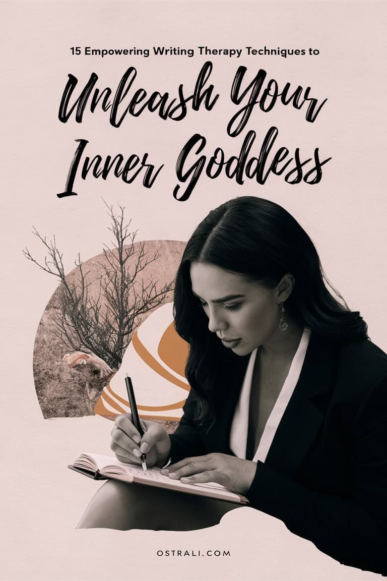 15 Empowering Writing Therapy Techniques to Unleash Your Inner Goddess