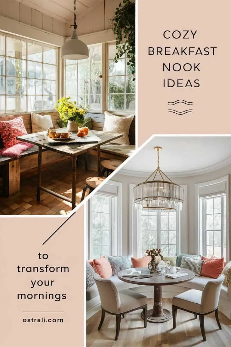 21+ Cozy Breakfast Nook Ideas to Transform Your Mornings