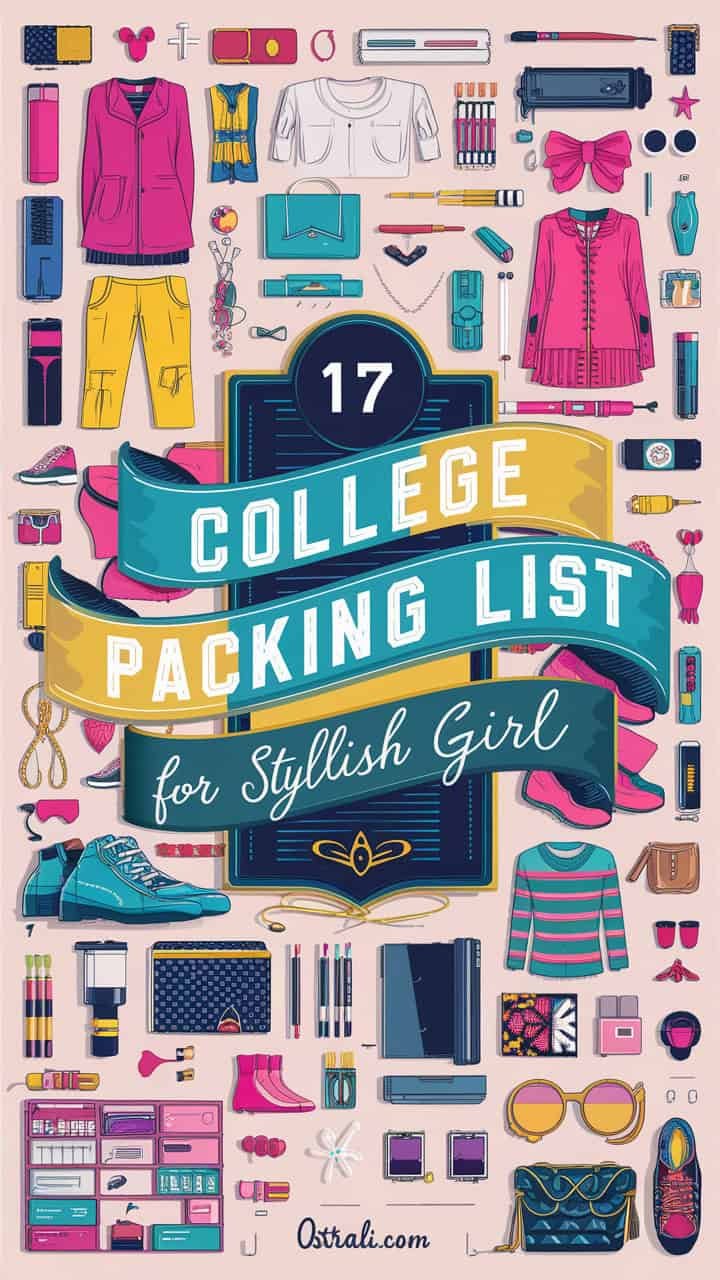 17 Essential College Packing List Items Every Stylish Girl Needs - ostrali.com