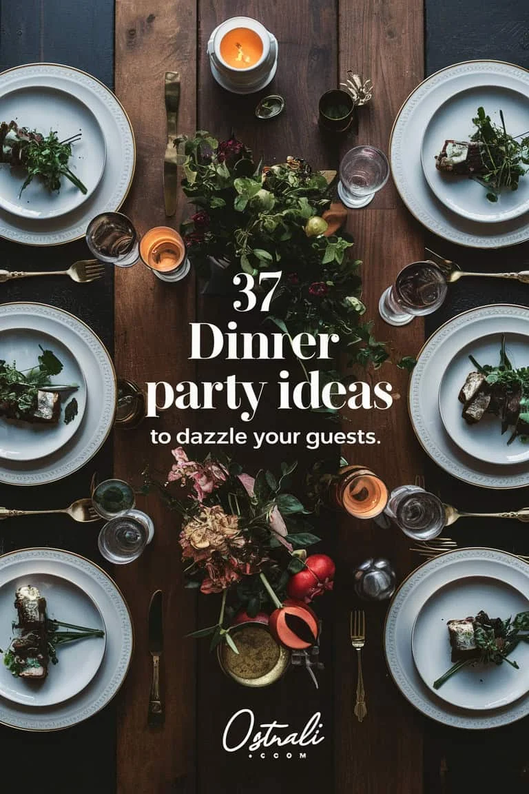 37 Fabulous Dinner Party Ideas to Dazzle Your Guests Tonight
