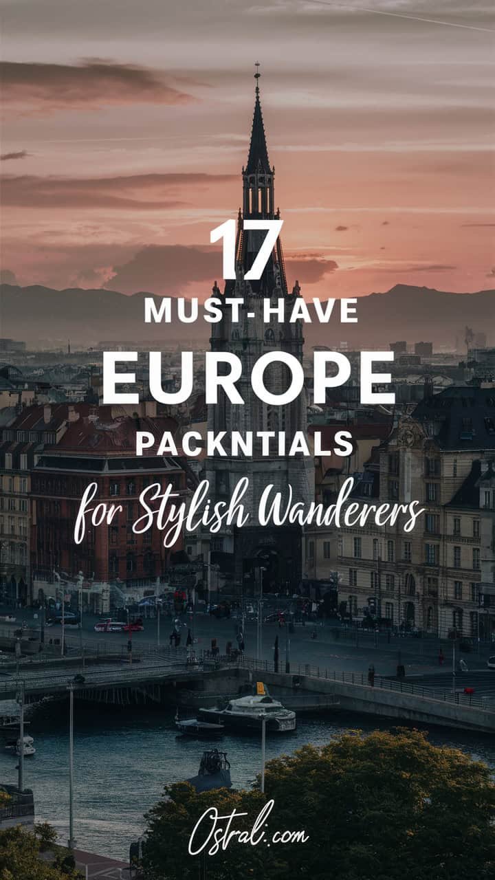 17 Must-Have Europe Packing Essentials for Stylish Wanderers - ostrali.com