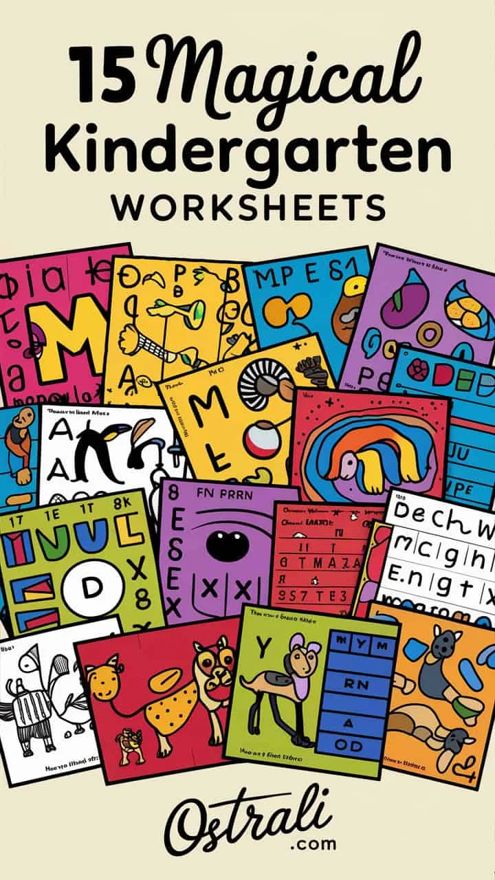15 Magical Kindergarten Worksheets to Spark Your Child's Learning