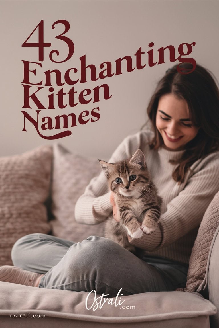 43 Enchanting Kitten Names to Inspire Your Next Feline Friend