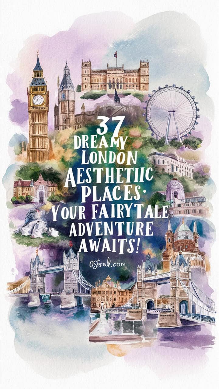 37 Dreamy London Aesthetic Places: Your Fairytale Adventure Awaits!