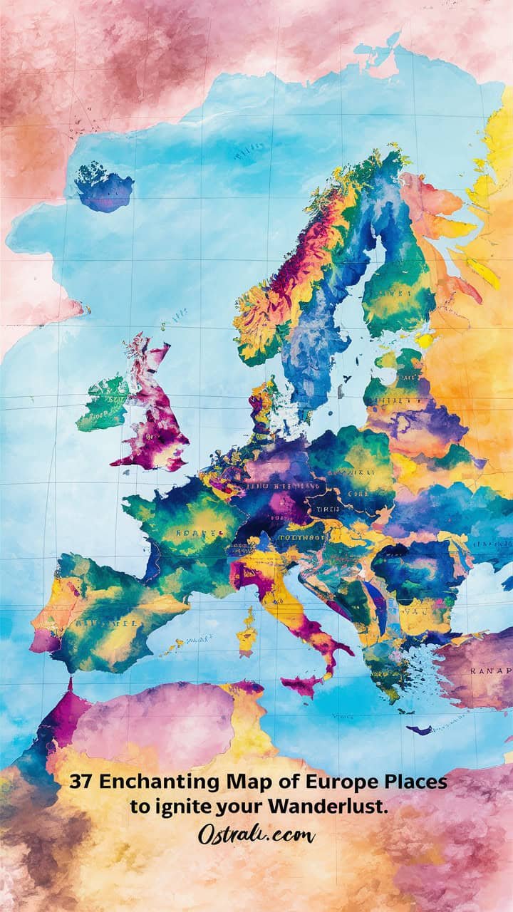 37 Enchanting Map of Europe Places to Ignite Your Wanderlust