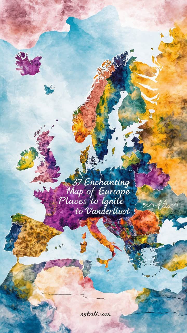 37 Enchanting Map of Europe Places to Ignite Your Wanderlust