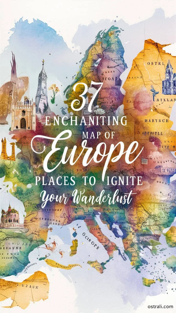 37 Enchanting Map of Europe Places to Ignite Your Wanderlust