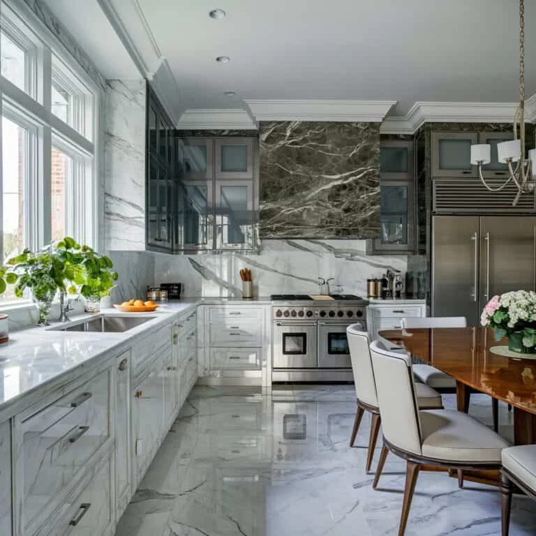 15 Marble Kitchen Inspirations: Transform Your Space Today