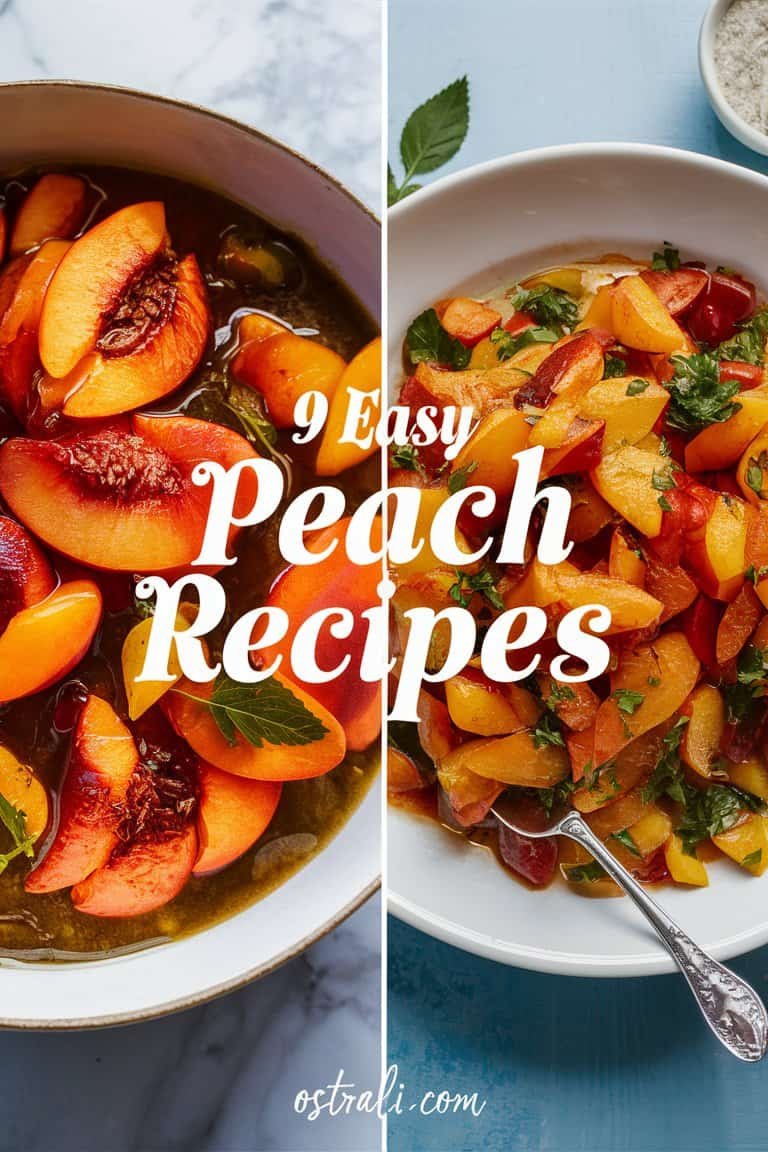 7 Easy Peach Dessert Recipes to Sweeten Your Summer
