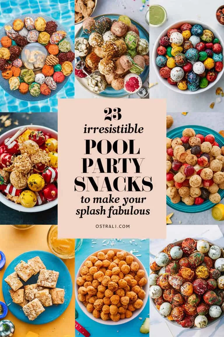 60+ Irresistible Pool Party Snacks to Make Your Splash Fabulous