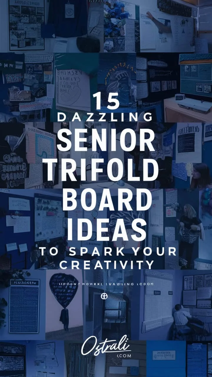 15 Dazzling Senior Trifold Board Ideas to Spark Your Creativity