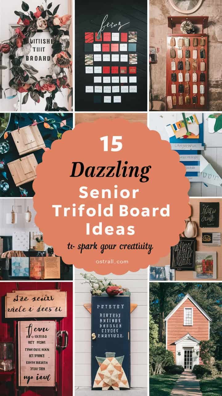 15 Dazzling Senior Trifold Board Ideas to Spark Your Creativity