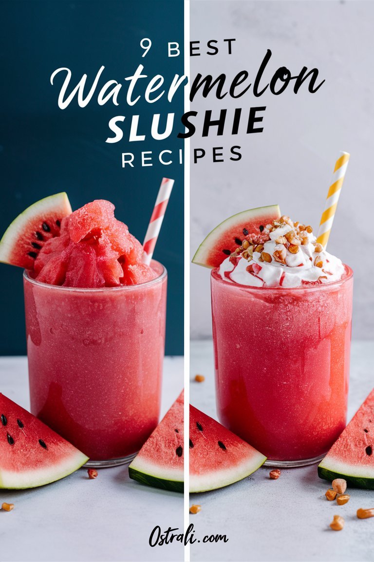 18 Best Watermelon Slushie Recipes to Beat the Heat - Ostrali.com