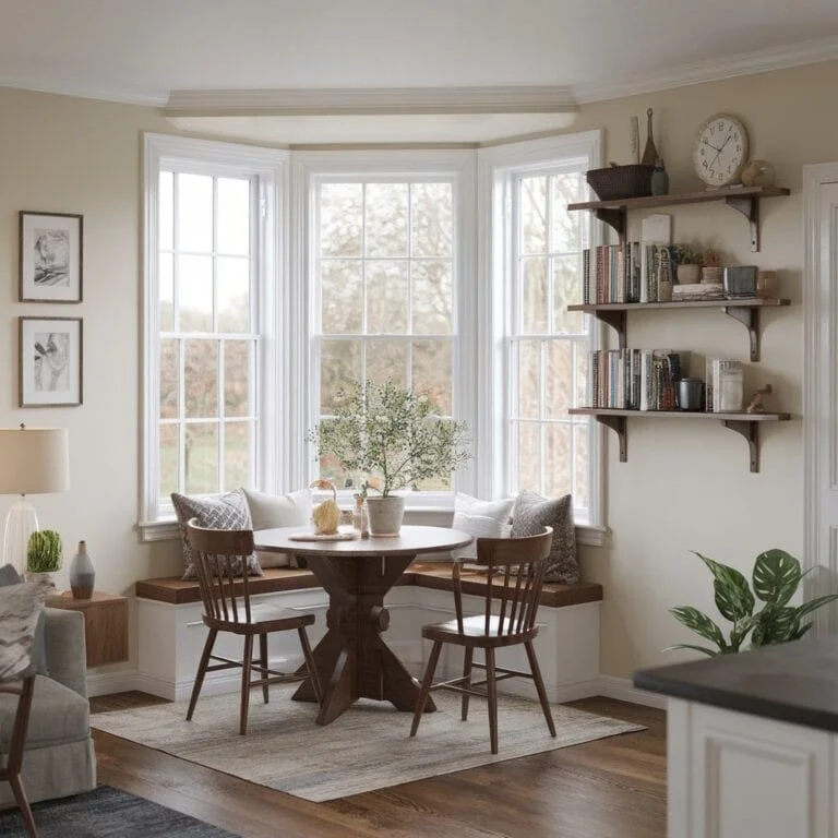 12+ Bay Window Kitchen Nook Ideas That Will Steal Your Heart