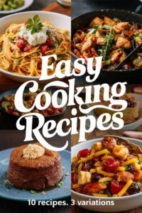 30 Easy Cooking Recipes to Inspire Your Inner Chef on Pinterest