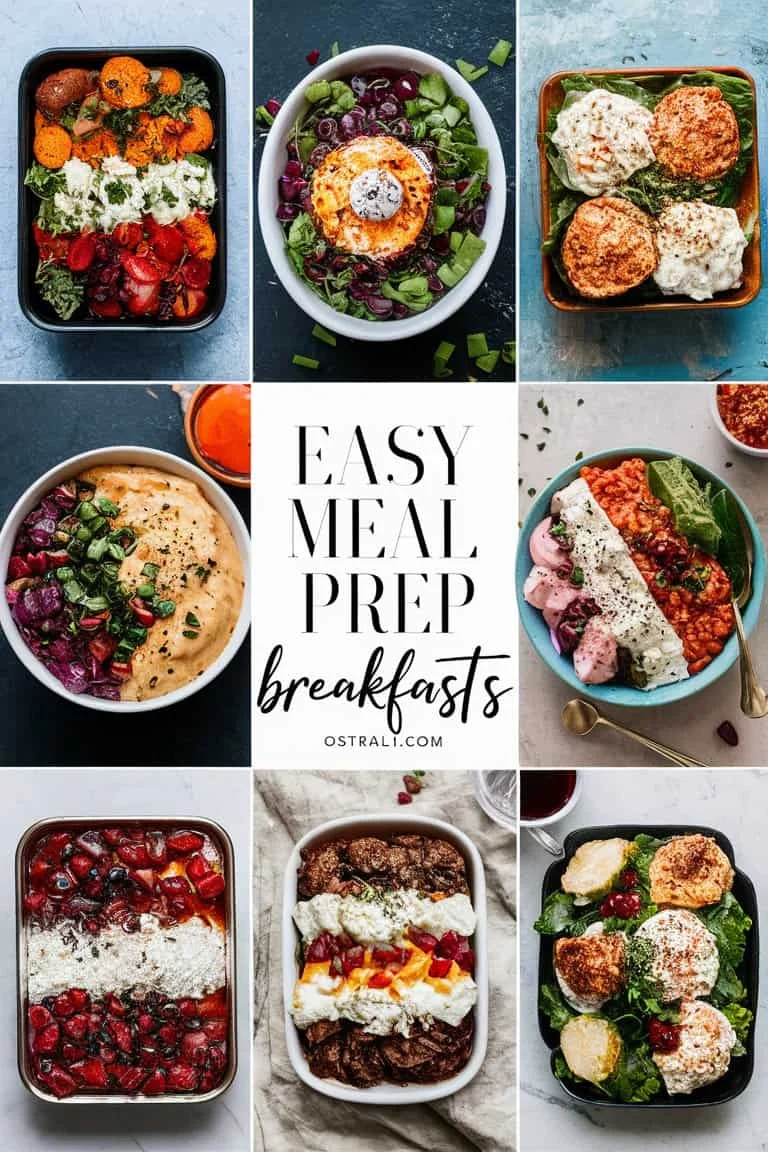 10 Easy Mealprep Breakfast Ideas for Busy Mornings